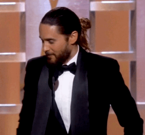 GIF hair jared leto jared - animated GIF on GIFER