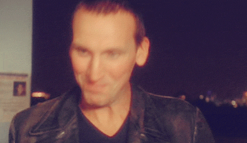 Ninth Doctor Smile Gif