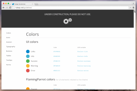 GIF user interface - animated GIF on GIFER