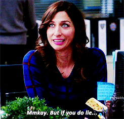 Brooklyn nine nine gina linetti 1x21 GIF - Find on GIFER