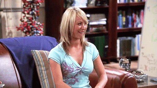 Kaley cuoco please GIF - Find on GIFER