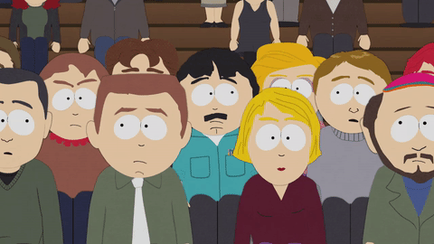 Crowd randy marsh sharon marsh GIF - Find on GIFER