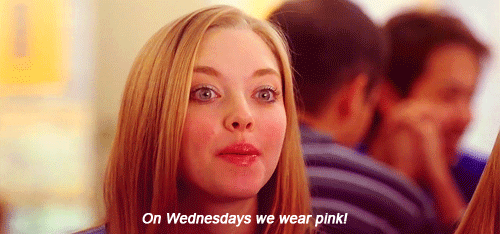 Girl pink mean girls GIF - Find on GIFER