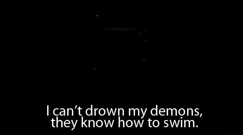 GIF drowning sad depression - animated GIF on GIFER