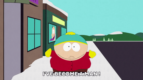 Happy joy cartman GIF - Find on GIFER
