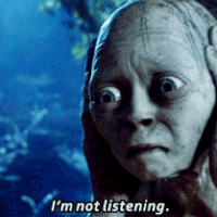 Not Listening Gif