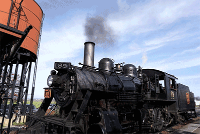 GIF trains - animated GIF on GIFER