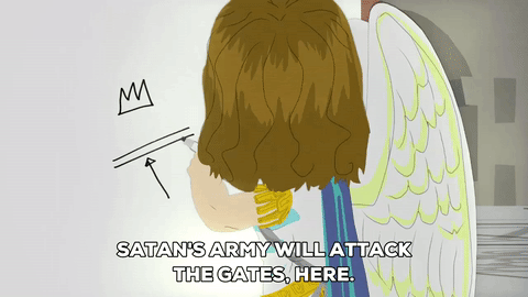 Drawing jesus angels GIF - Find on GIFER