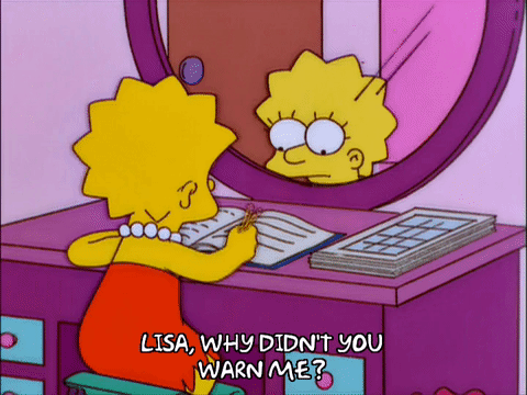GIF lisa simpson episode 9 upset - animated GIF on GIFER