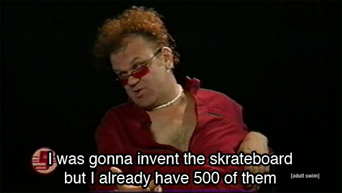 GIF skrateboard funny tim and eric - animated GIF on GIFER