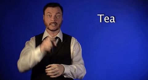 Sign language tea asl GIF - Find on GIFER