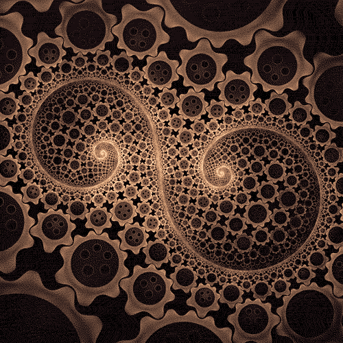 GIF fractal trippy gears - animated GIF on GIFER