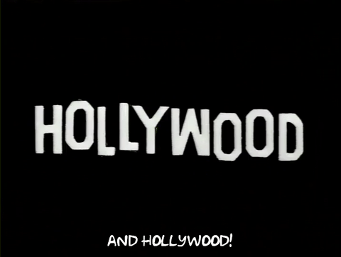 Hollywood sign at night season 5 GIF - Find on GIFER