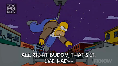 GIF homer simpson episode 3 season 19 - animated GIF on GIFER