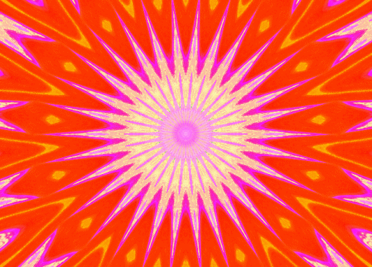 Orange mandala trippy GIF - Find on GIFER
