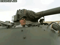Tanks old man fire GIF - Find on GIFER