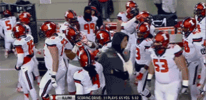 Football state illini GIF - Find on GIFER
