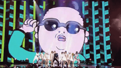 Psy Cartoon Gif Free Png Download Gangnam Style Cartoon Animated Gif