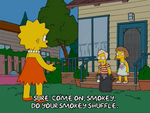 GIF lisa simpson episode 14 talking - animated GIF on GIFER