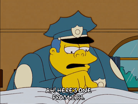 Episode 14 season 16 chief wiggum GIF - Find on GIFER