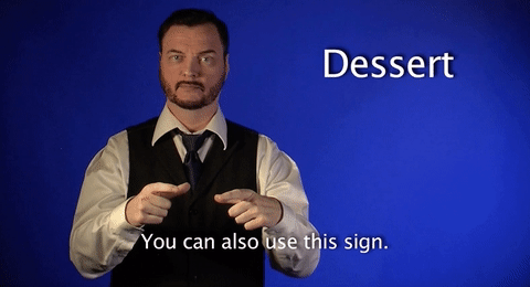 Sign language sign with robert dessert GIF - Find on GIFER