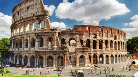 Coloseum fire GIF - Find on GIFER
