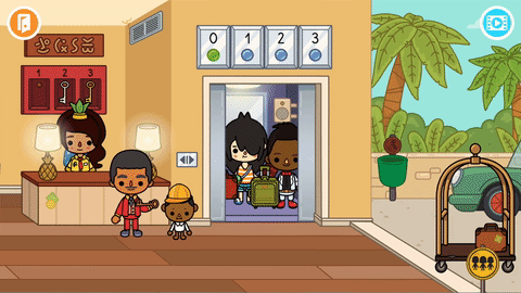 GIF toca life toca boca vacation - animated GIF on GIFER