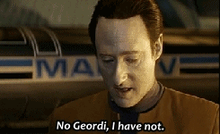 GIF star trek android data - animated GIF on GIFER