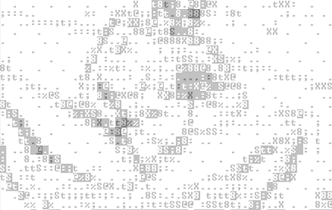 GIF animation ascii conversion - animated GIF on GIFER