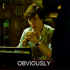 Obviously Sherlock Gif