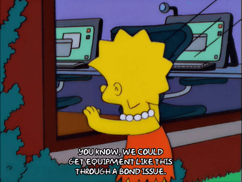 GIF happy lisa simpson smile - animated GIF on GIFER