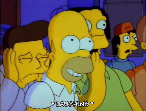 Watching film inappropriate homer simpson GIF - Find on GIFER