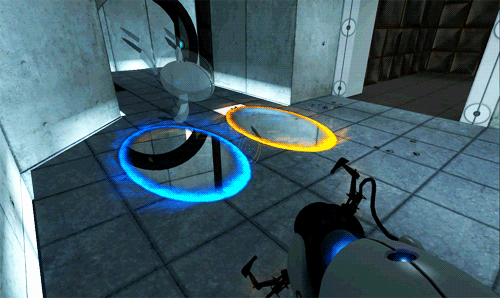 GIF portal principle - animated GIF on GIFER - by Flameshaper