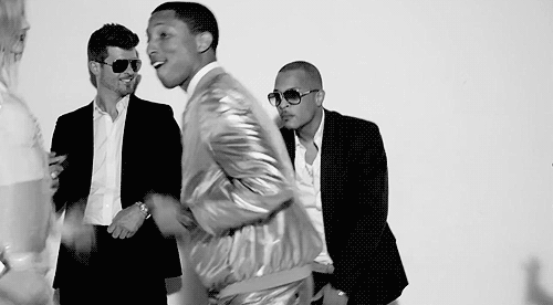Ti pharrell robin thicke GIF - Find on GIFER