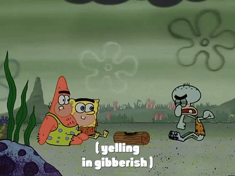 GIF long suffering look spongebob squarepants season 3 - animated GIF ...