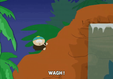 Eric cartman scared running GIF - Find on GIFER