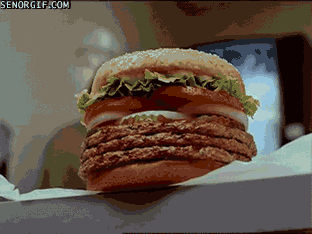 Funny burgers GIF - Find on GIFER
