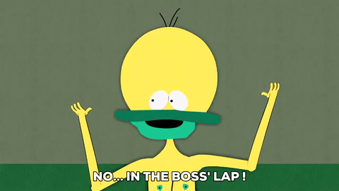 Talking creepy boss GIF - Find on GIFER