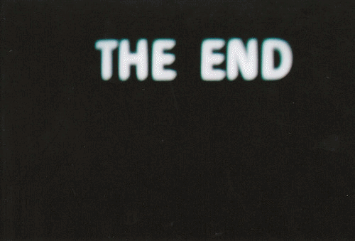 The End Animated Clipart