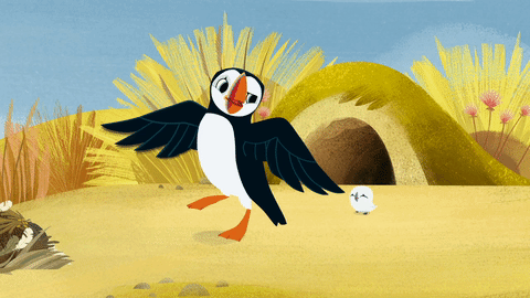 Papa puffin baba GIF - Find on GIFER