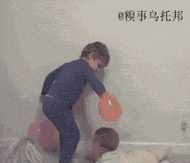 GIF balloons kids babies - animated GIF on GIFER