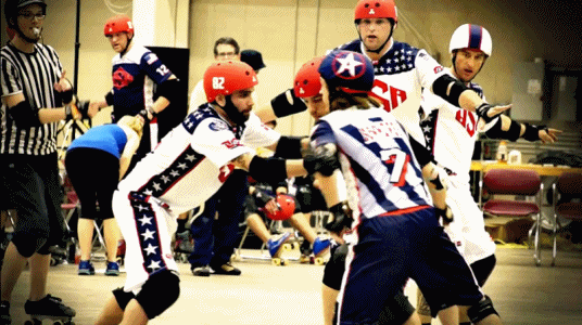 Roller derby GIF - Find on GIFER
