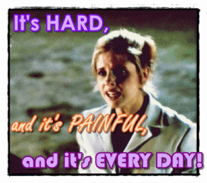 GIF strong fight buffy - animated GIF on GIFER