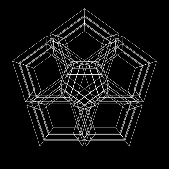 Geometric pentagon pentagram GIF - Find on GIFER