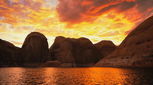 GIF landscape time lapse loop - animated GIF on GIFER