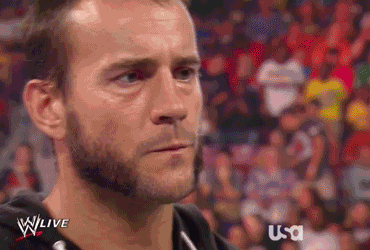 GIF raw cm punk catch - GIF animé sur GIFER