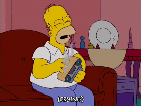 GIF homer simpson episode 6 crying - animated GIF on GIFER