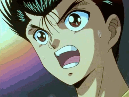 Yu yu hakusho reaction desync GIF - Find on GIFER