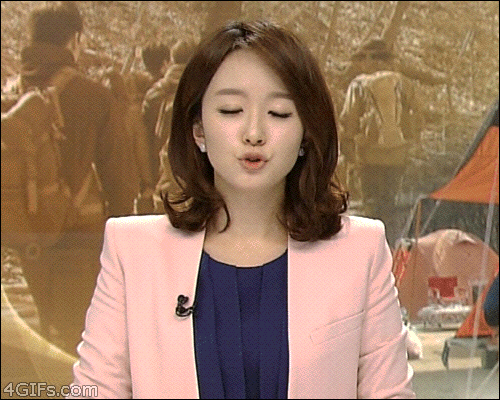 Reporter anchor same face GIF - Find on GIFER