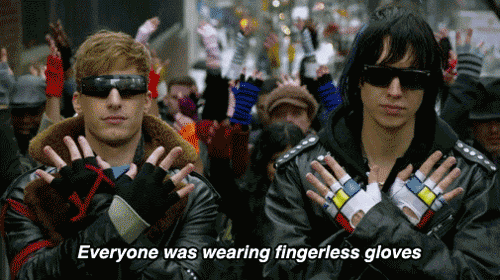 Laugh us andy samberg GIF - Find on GIFER